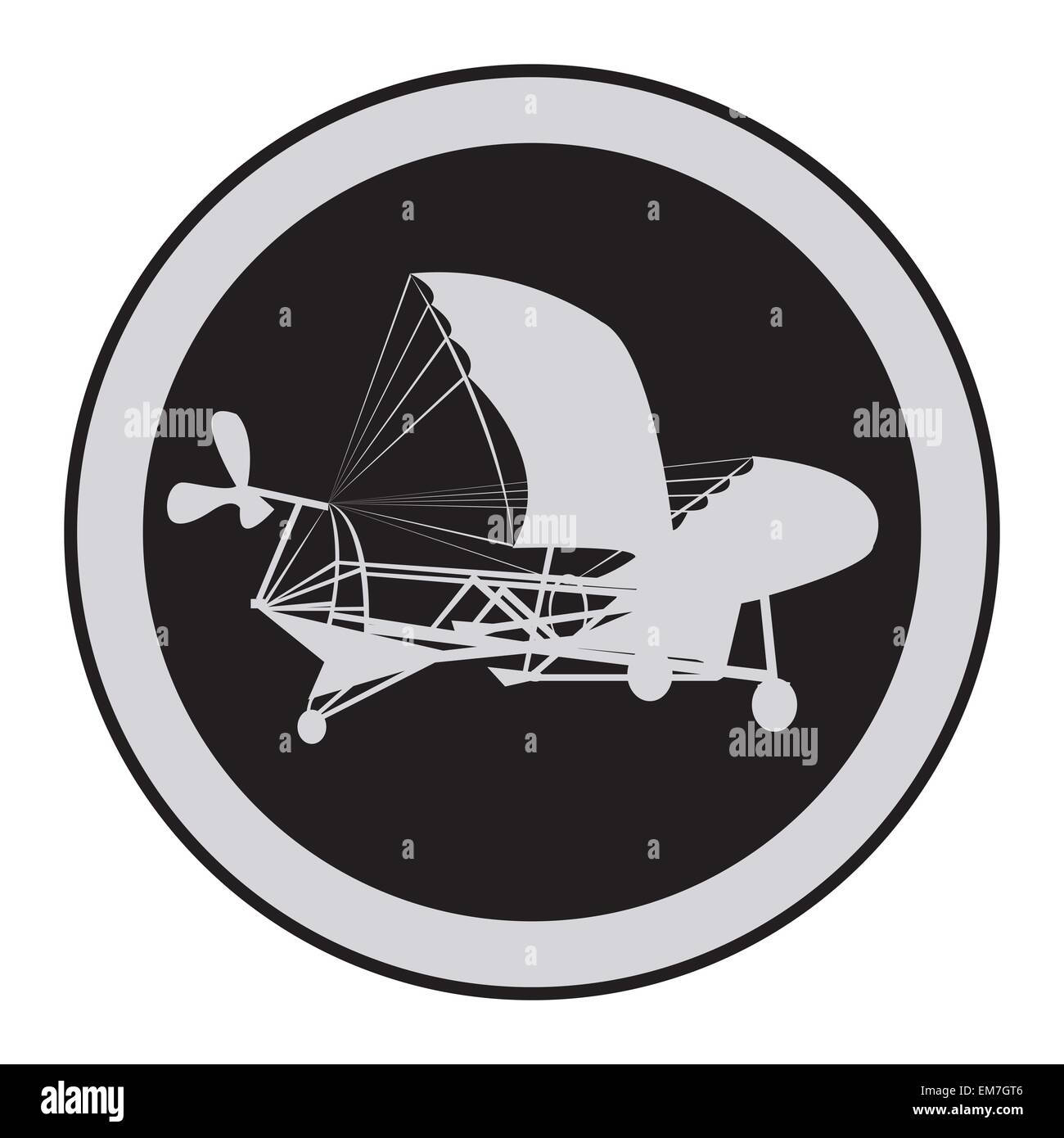 Vintage glider Stock Vector Images - Alamy