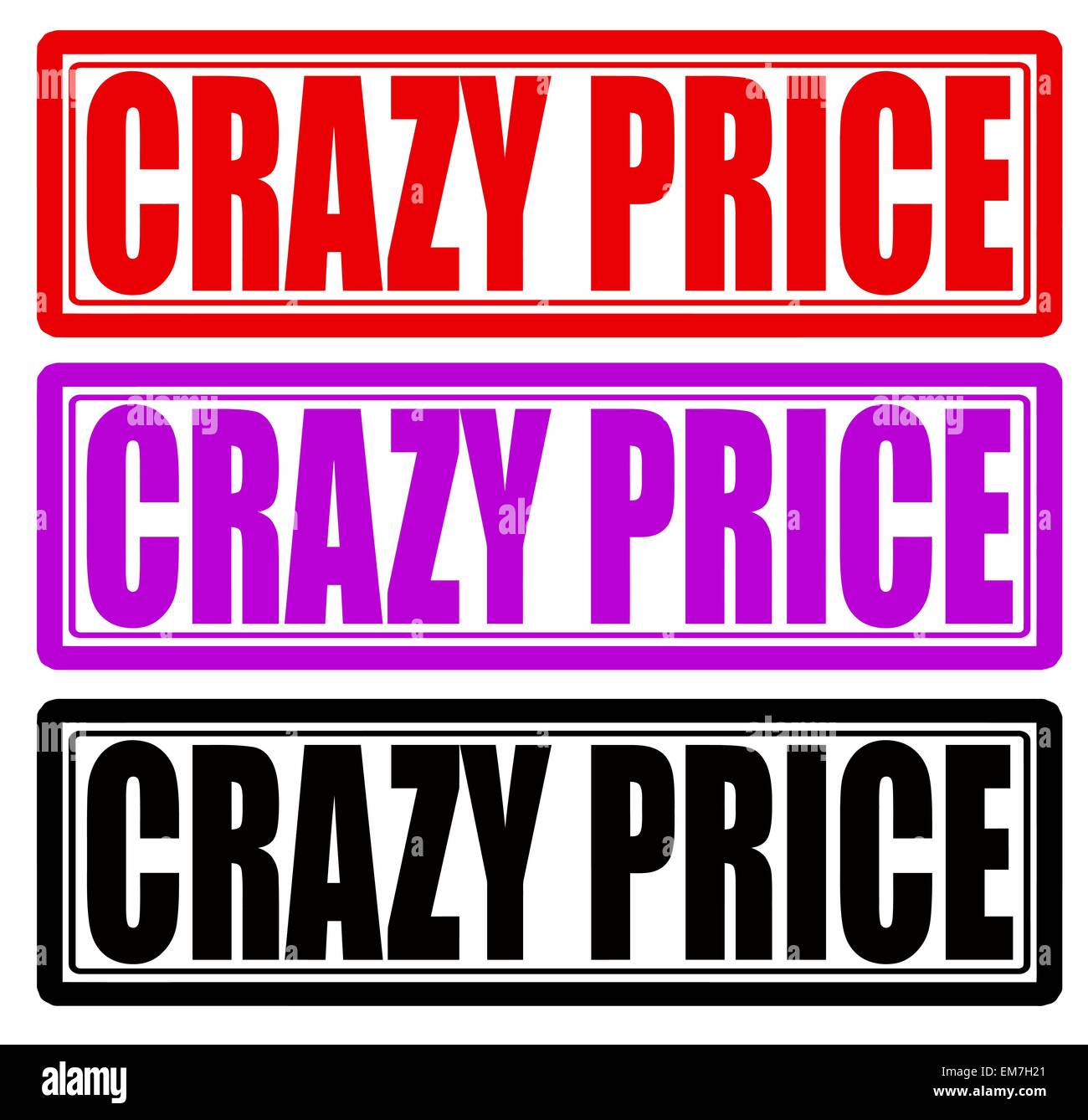 Crazy stamp hi-res stock photography and images - Alamy