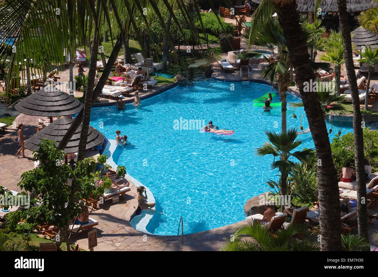 Hawaii, Maui, Kaanapali Beach, Swimming Pool At The Westin Maui Stock ...