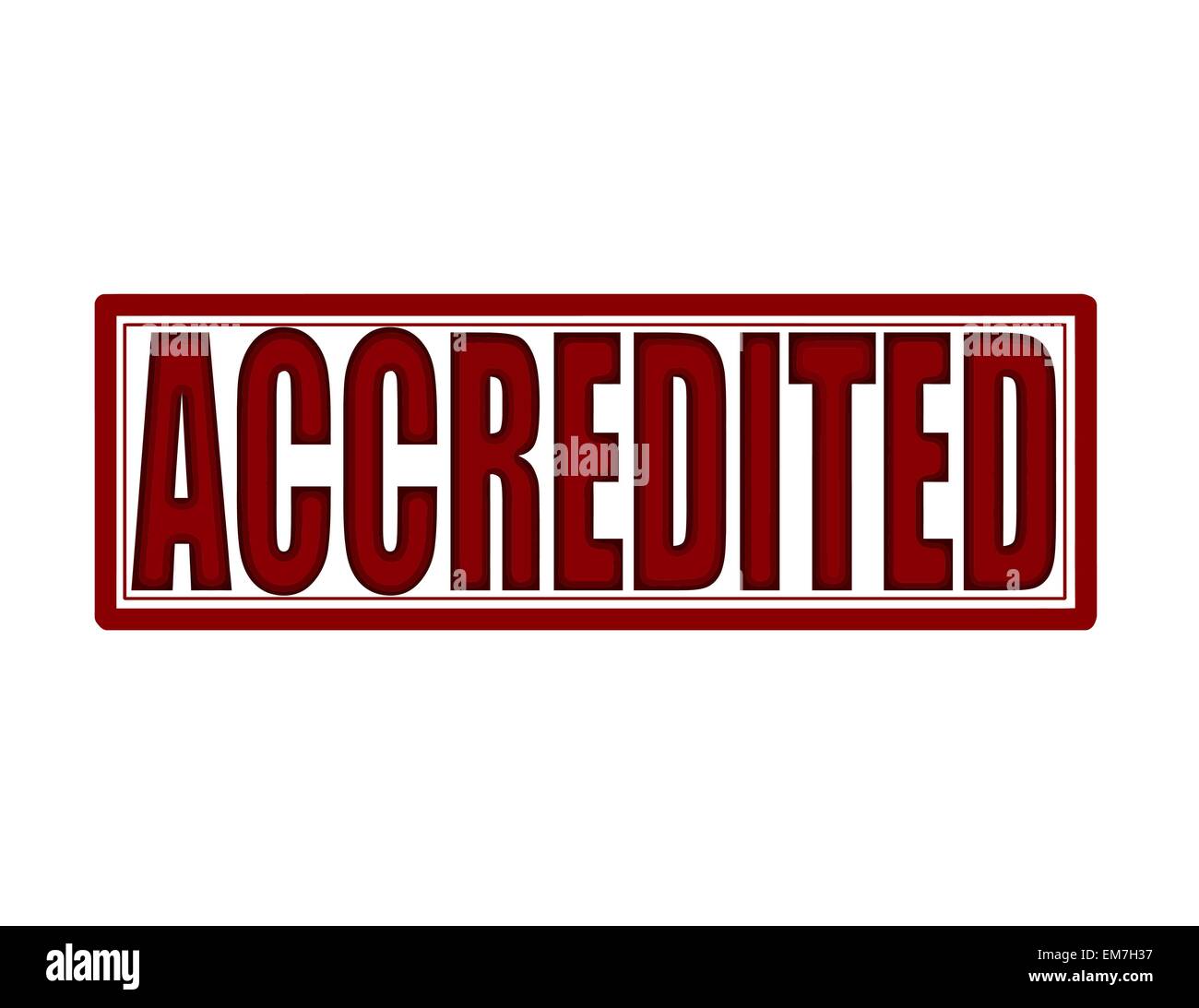 Accredited Stock Vector Images - Alamy