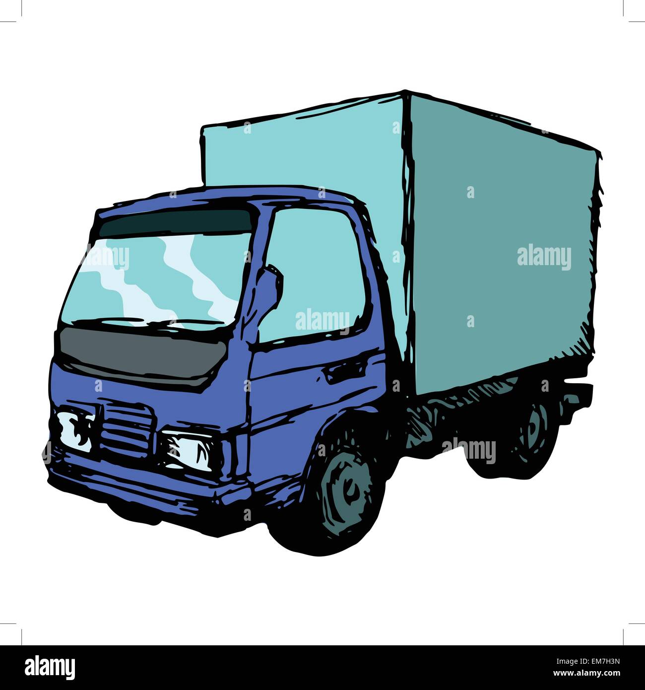 Small business shipping Stock Vector Images - Alamy