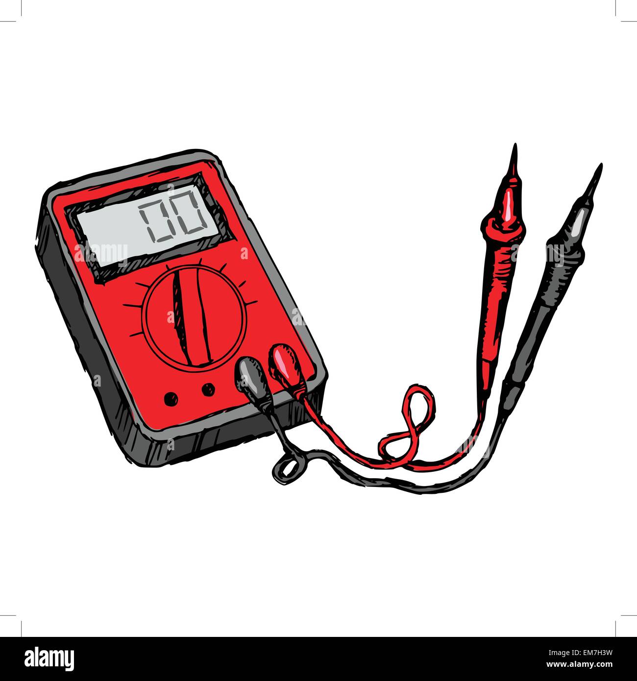 Multimeter tester Stock Vector Images - Alamy