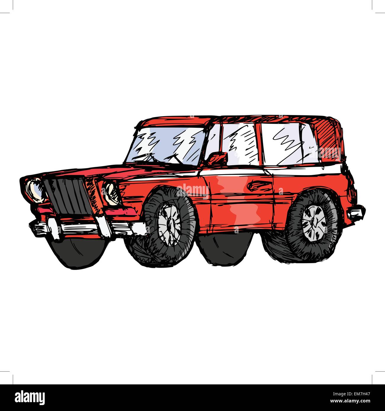 Hand car road Cut Out Stock Images & Pictures - Alamy