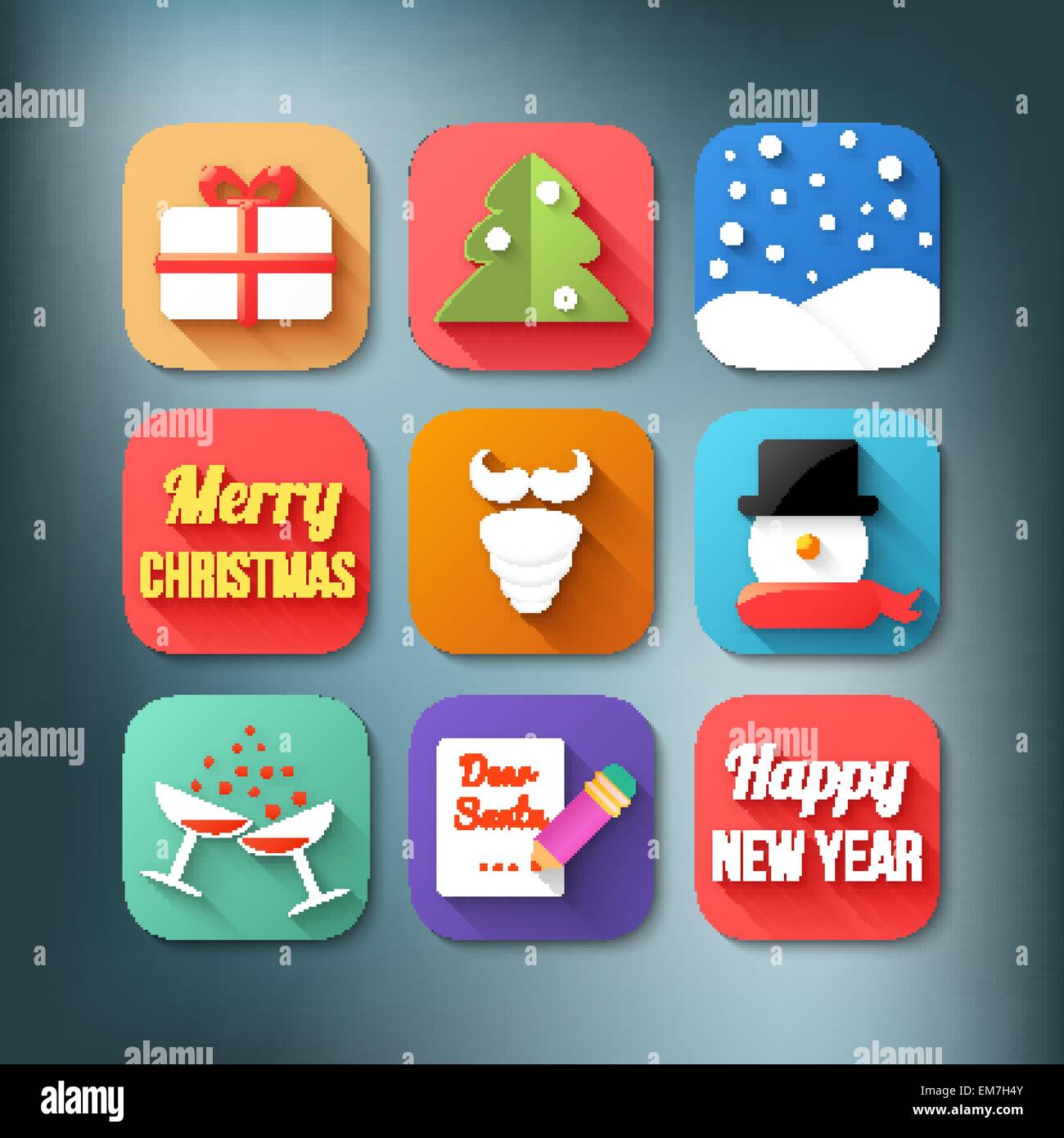 Gift box christmas theme Stock Vector Images - Alamy