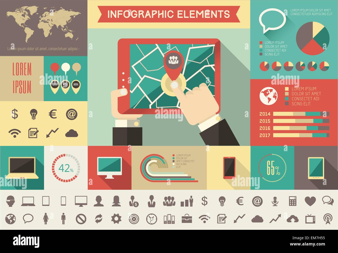 Business Infographic Template Stock Vector Image & Art - Alamy