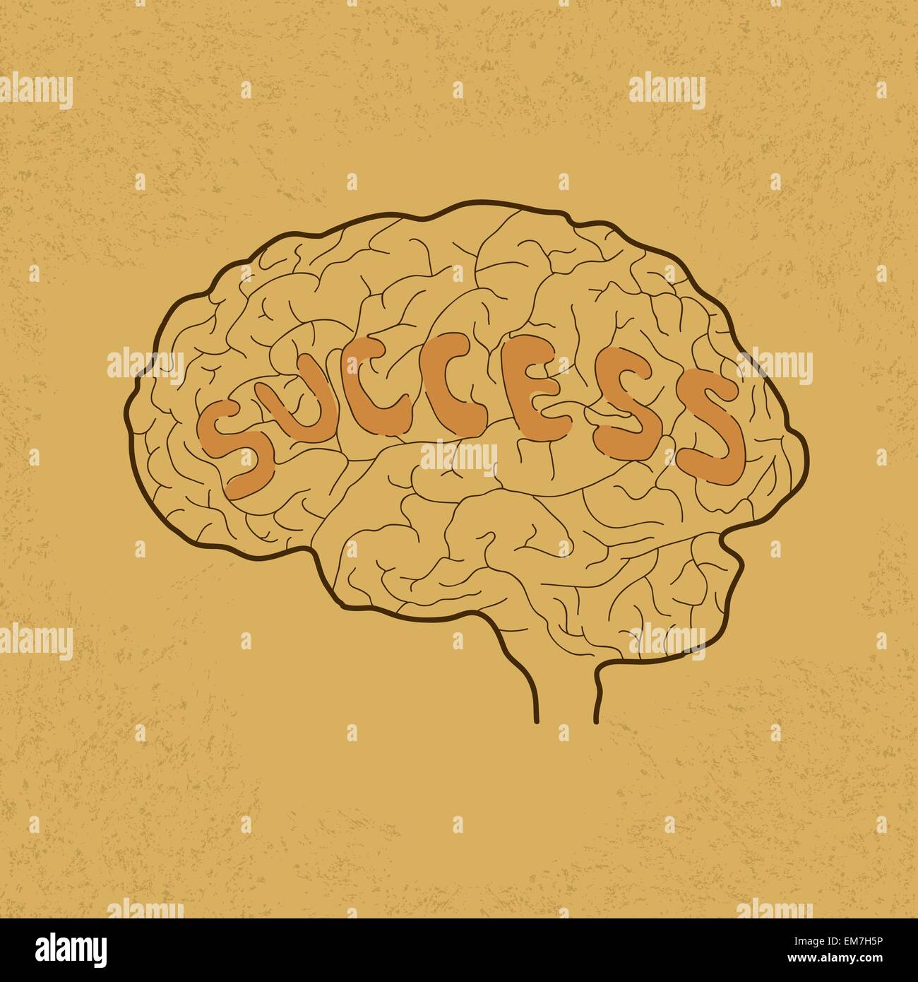 Brain Idea for Success or Inspiration , eps10 vector format Stock ...