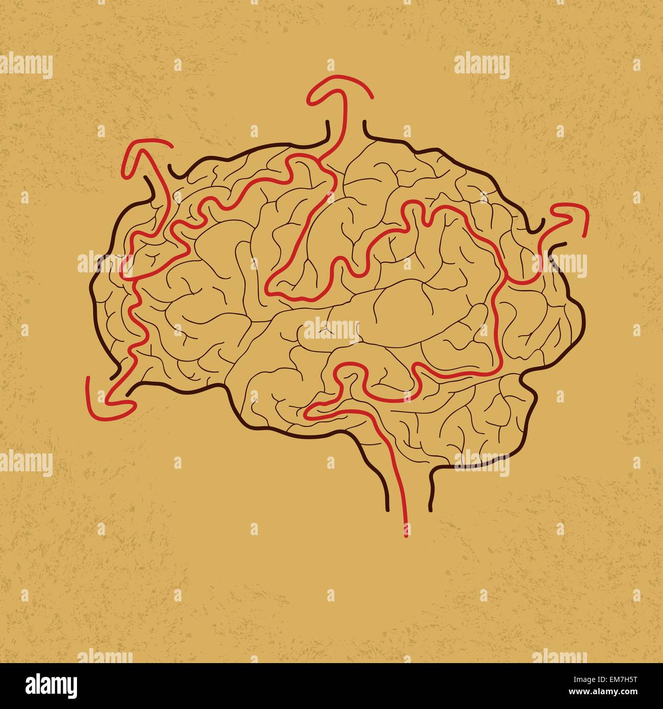 Brain maze hi-res stock photography and images - Alamy