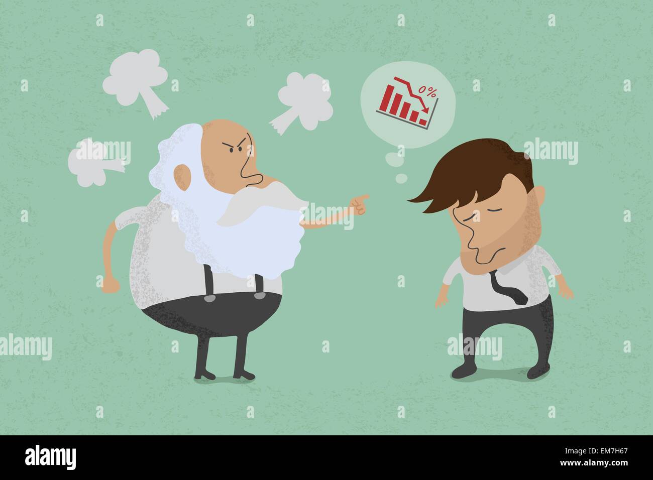 Employee think Stock Vector Images - Alamy