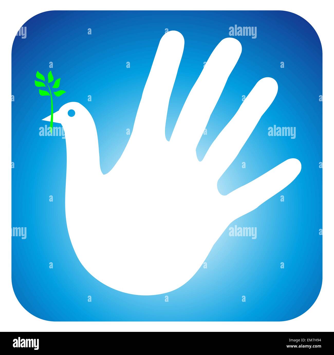 Hand peace branch hi-res stock photography and images - Alamy