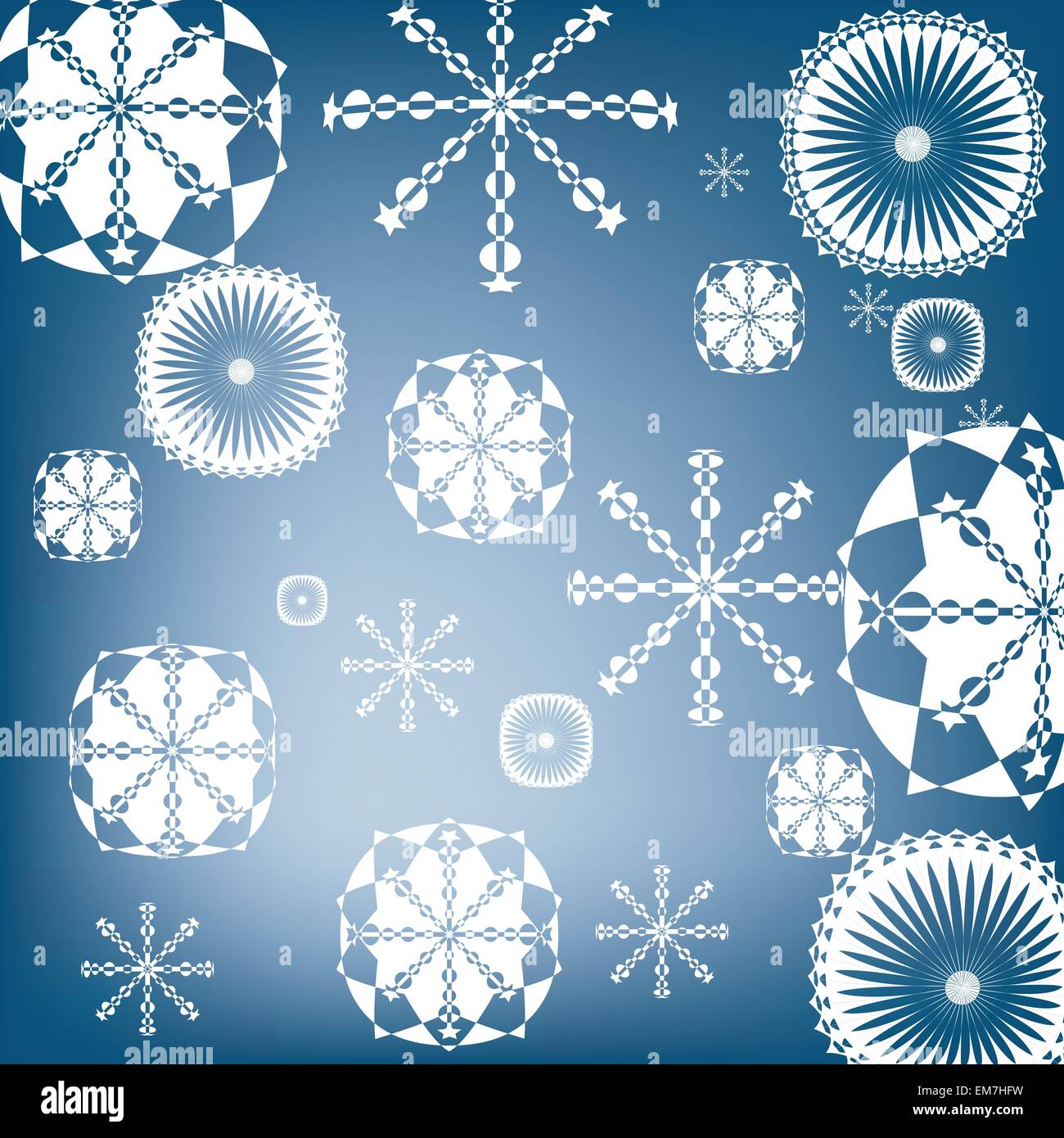 Snow flakes background Stock Vector Image & Art - Alamy