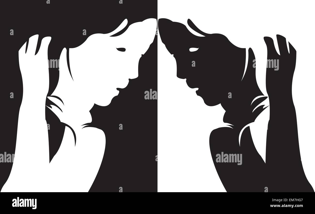 Design beauty face Stock Vector Images - Alamy