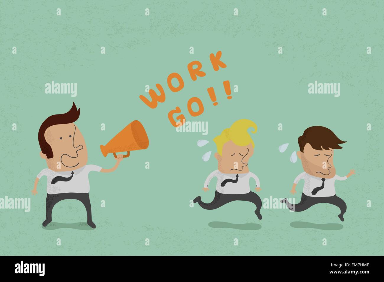 Businessperson work office Stock Vector Images - Alamy