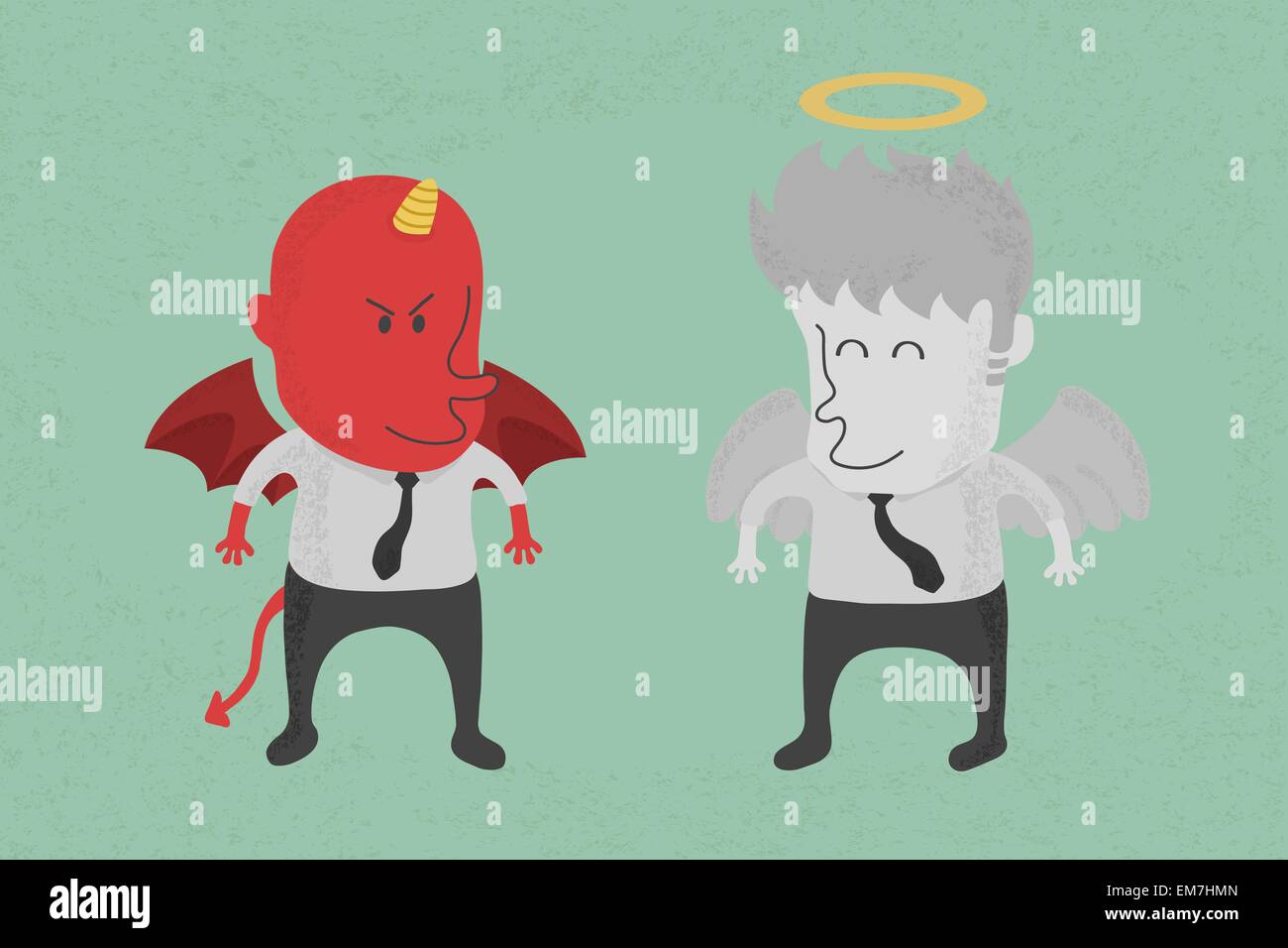 Angel and devil , eps10 vector format Stock Vector Image & Art - Alamy