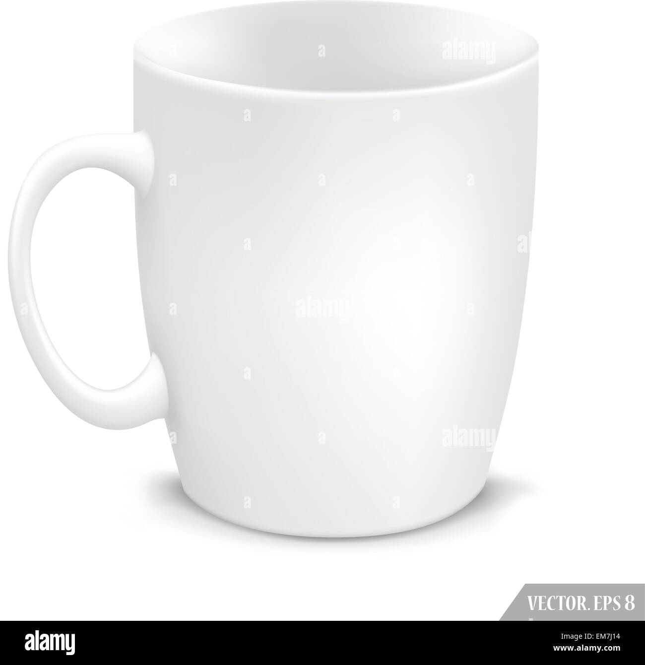 Blank cup Stock Vector Images - Alamy