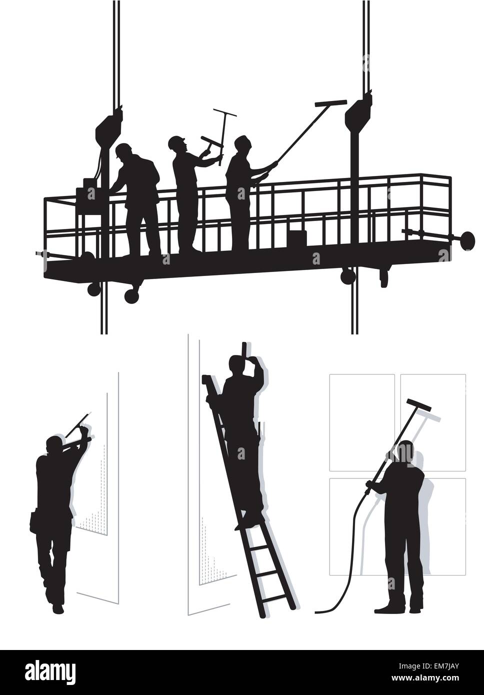 Business building outside window Stock Vector Images - Alamy