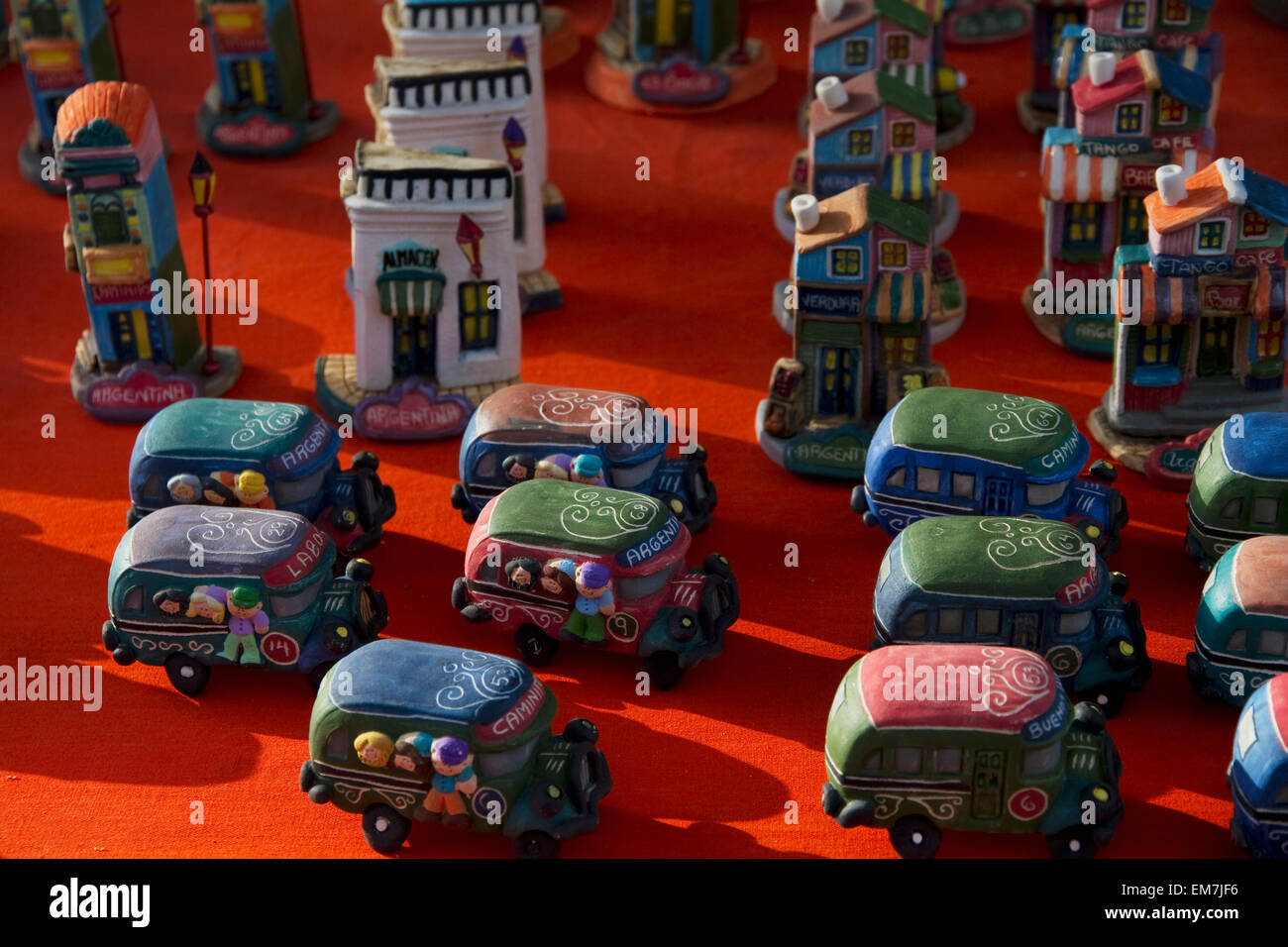 Clay souvenirs, Buenos Aires, Argentina Stock Photo - Alamy