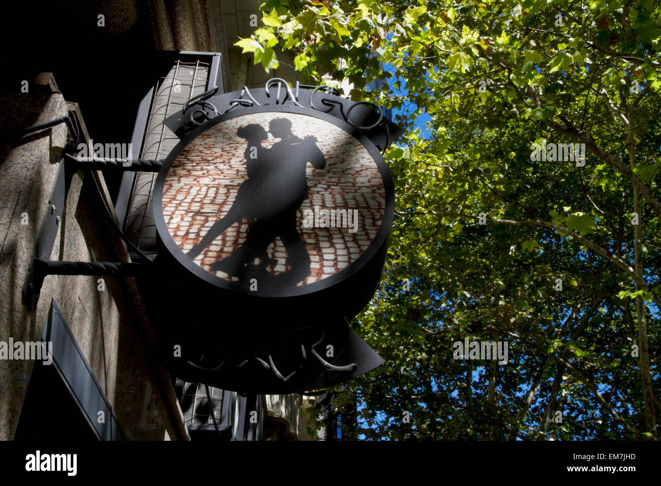 Tango sign, Buenos Aires, Argentina Stock Photo - Alamy