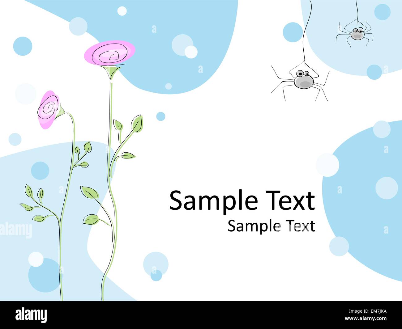 Insect card Stock Vector Images - Alamy