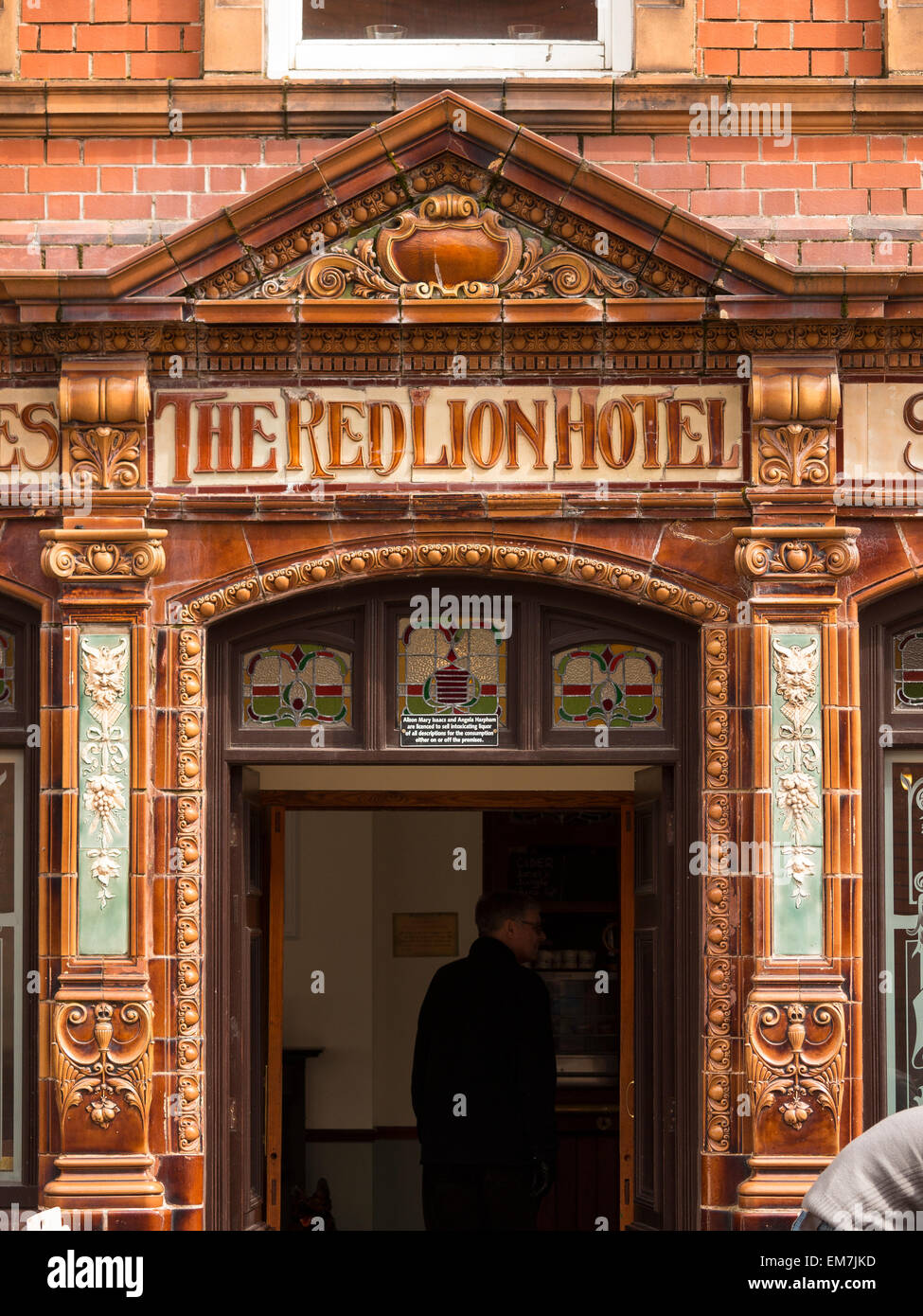 The Red Lion Hotel,vintage pub,at The National Tramway Museum,Crich ...
