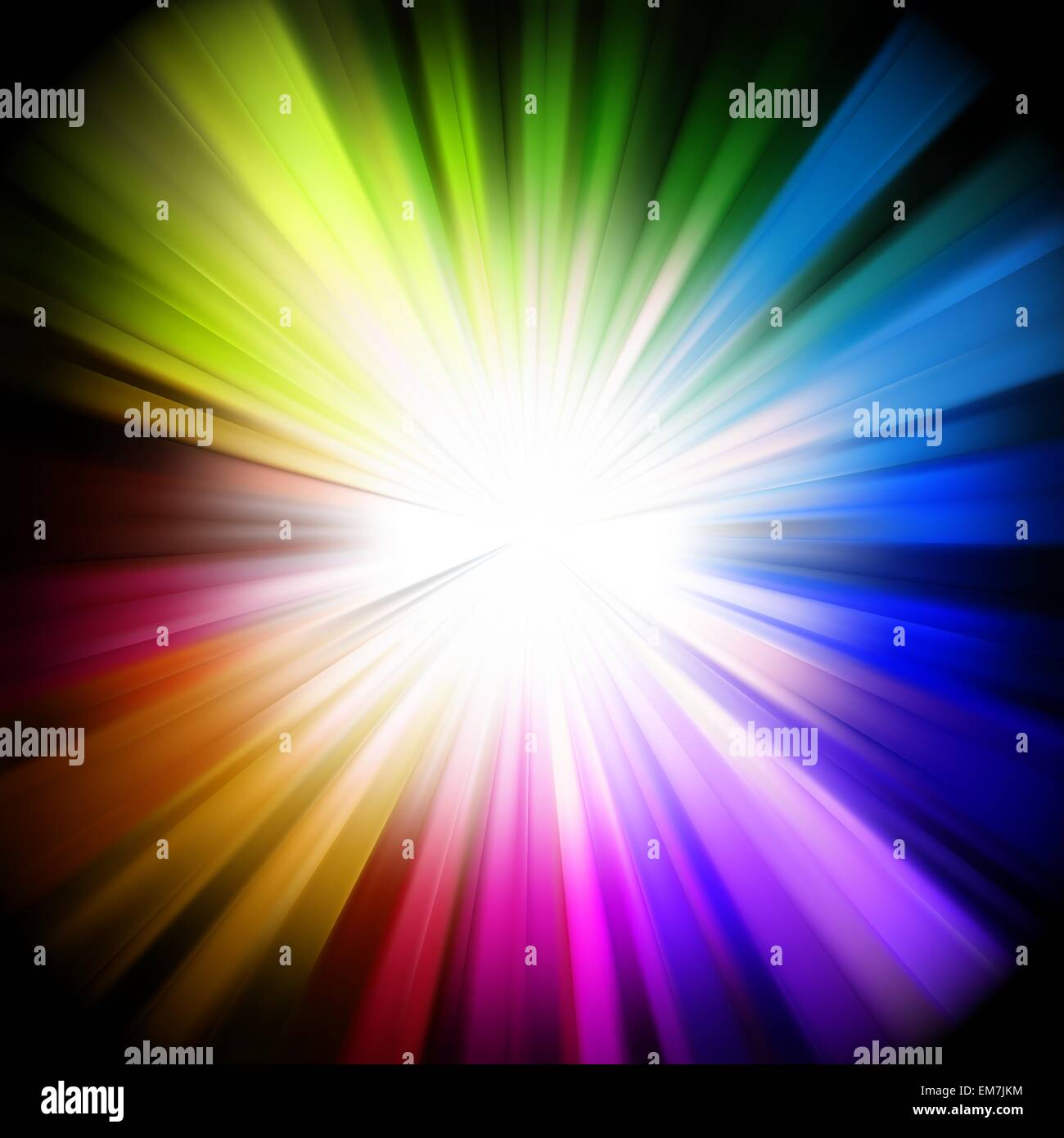 A multicolor design with a burst. EPS 8 Stock Vector Image & Art - Alamy