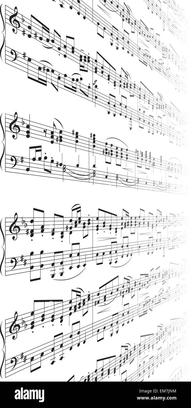 Flowing notes hi-res stock photography and images - Alamy