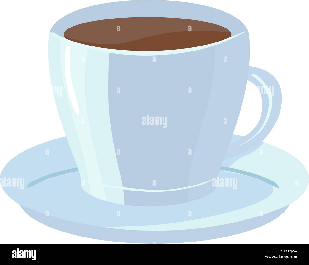 Espresso coffee cup simple Stock Vector Images - Alamy
