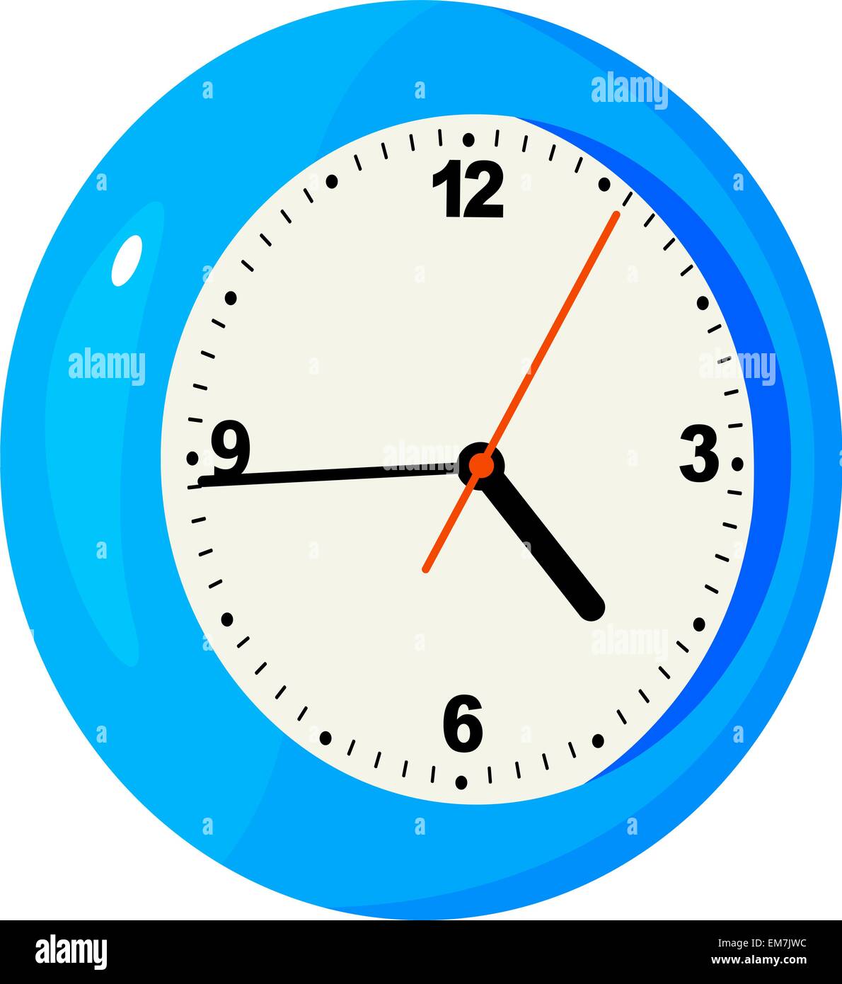 Colorful Clock Clipart