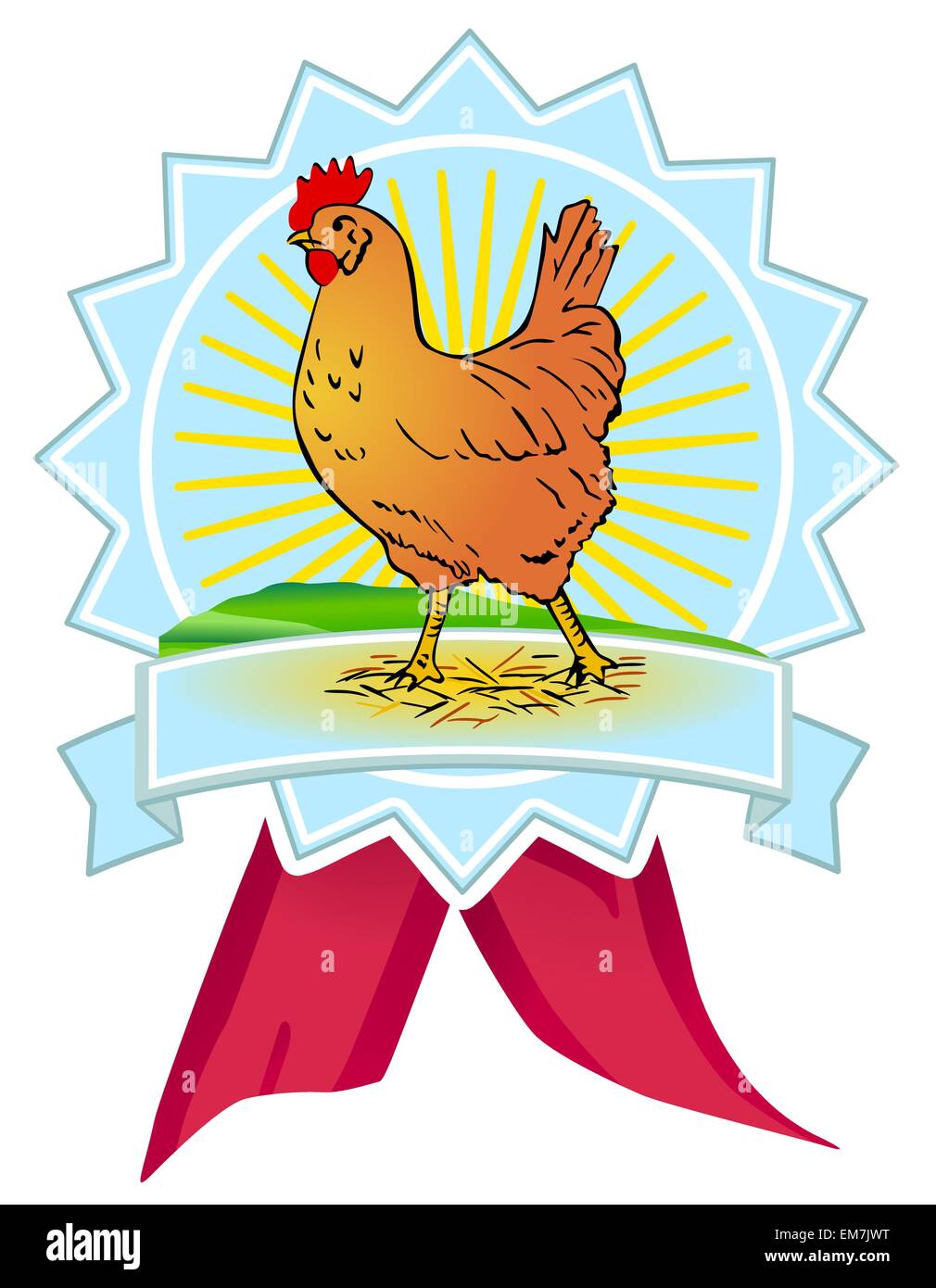 Chicken race Stock Vector Images - Alamy
