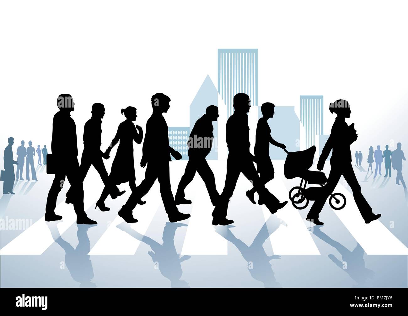 Pedestrian Stock Vector Images - Alamy