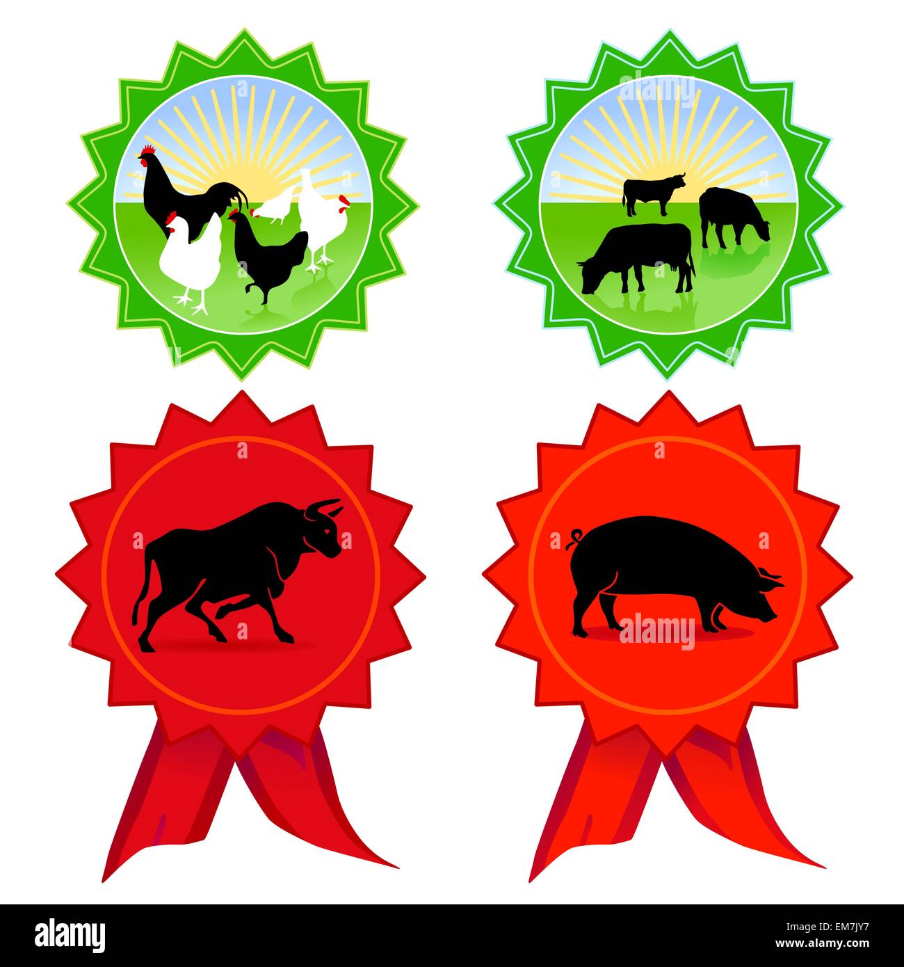 Farm button hi-res stock photography and images - Alamy