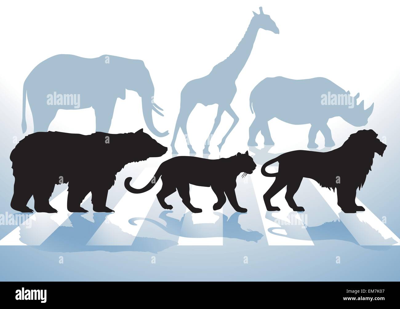 Wildlife at the local park Stock Vector Images - Alamy