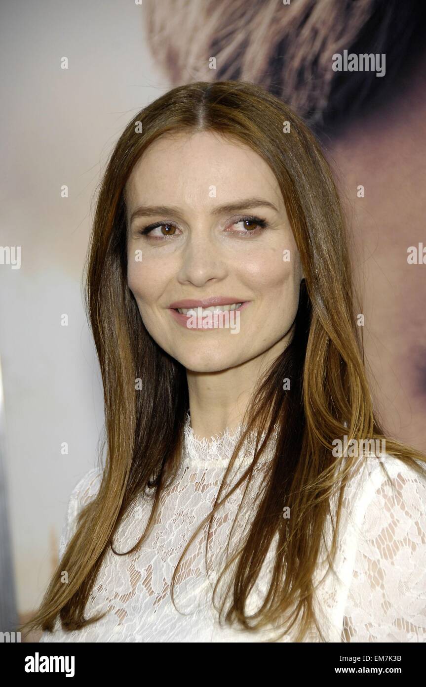 Los Angeles, CA, USA. 16th Apr, 2015. Saffron Burrows at arrivals for ...