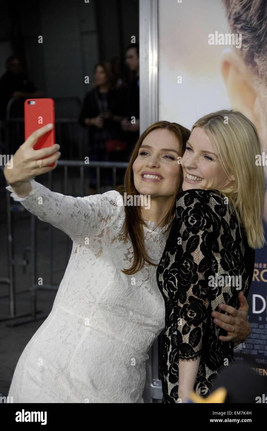 Los Angeles, CA, USA. 16th Apr, 2015. Saffron Burrows, Jacqueline ...