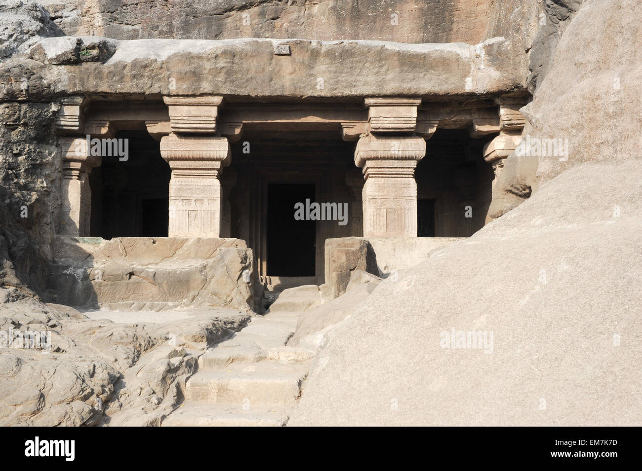 Ellora caves near Aurangabad, Maharashtra state in India Stock Photo ...