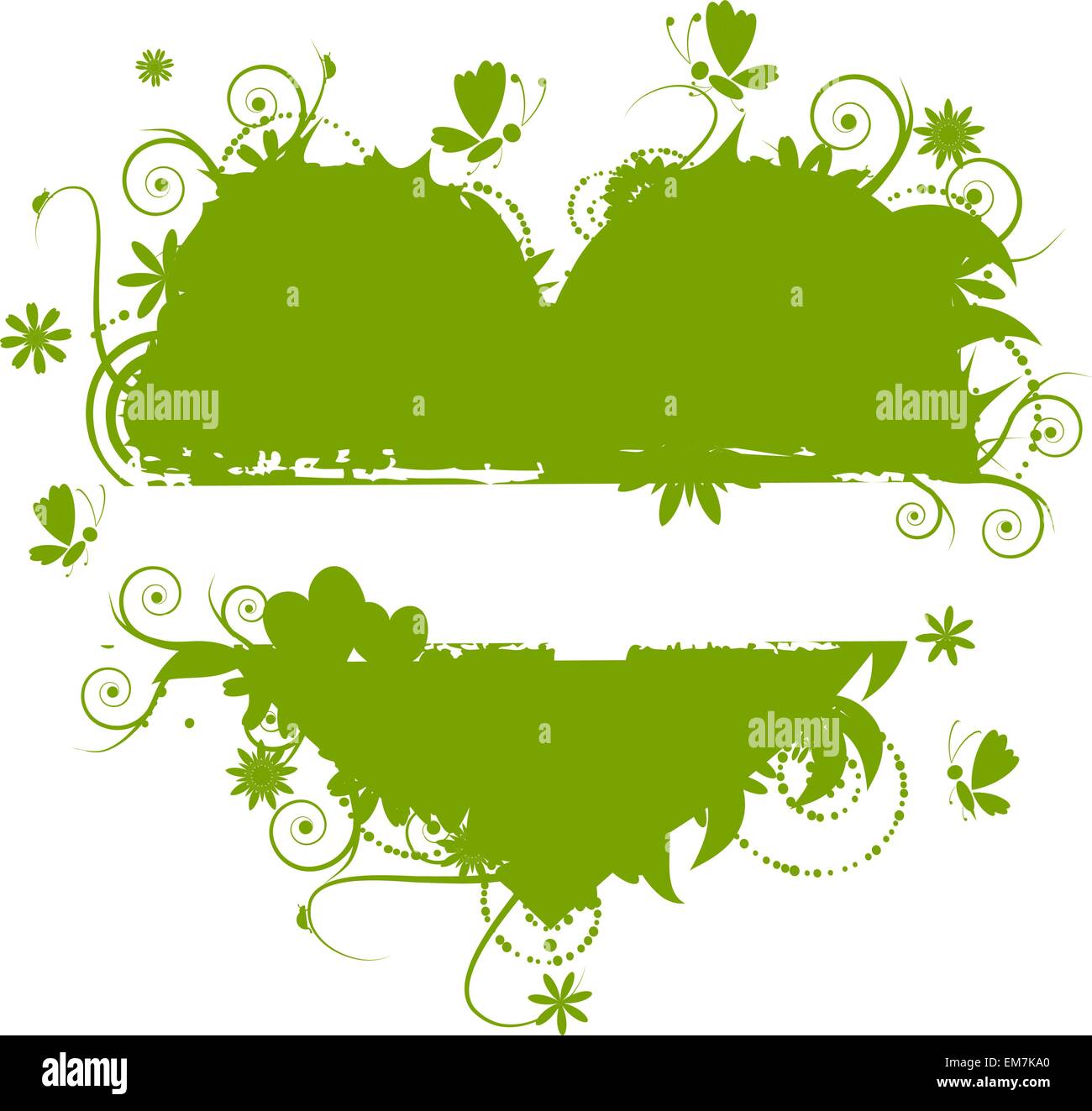 Floral heart shape for your design Stock Vector Image & Art - Alamy