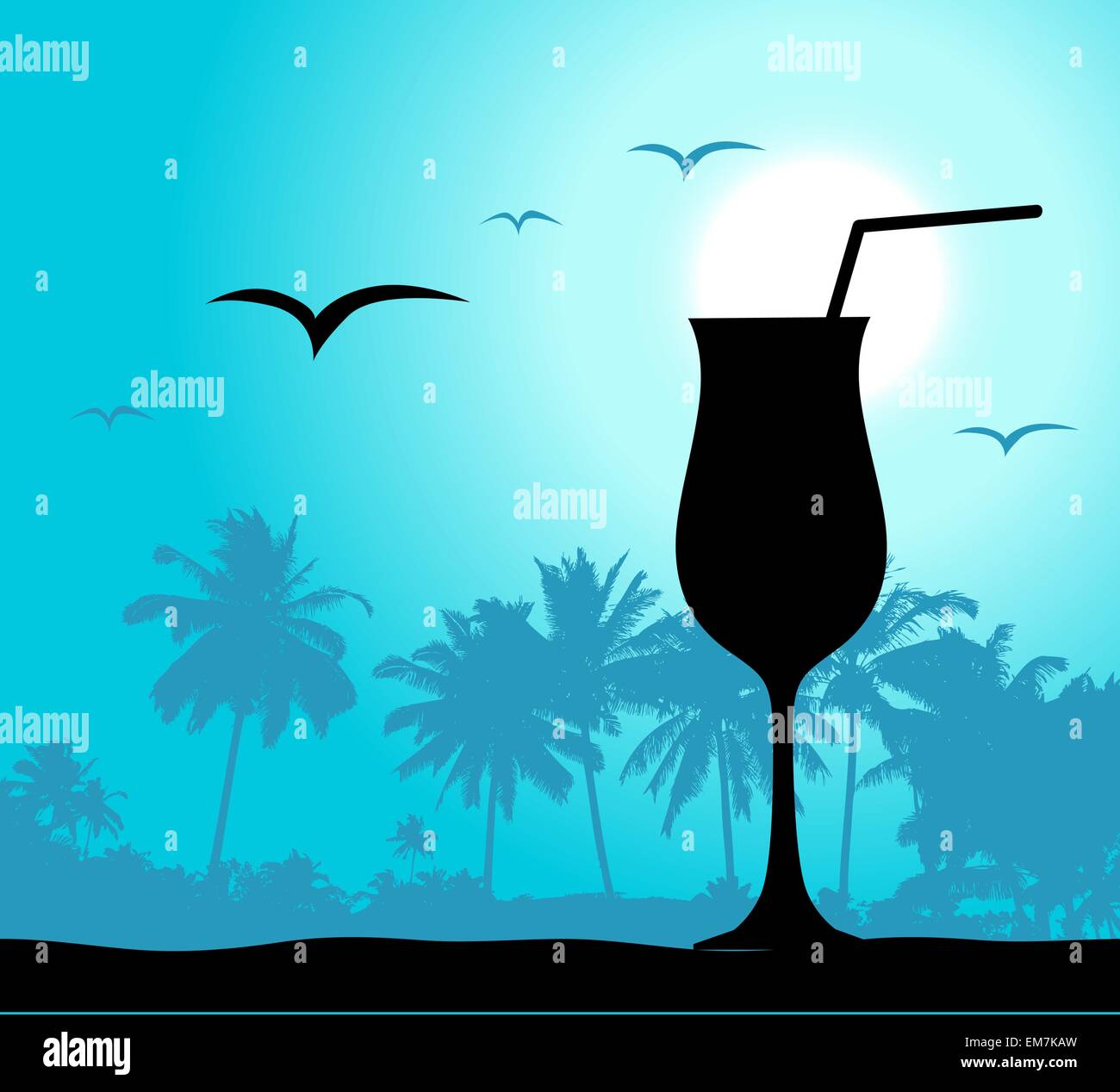 Luxury coctail Stock Vector Images - Alamy