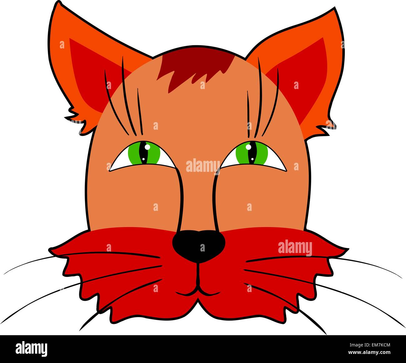 Cat cartoon icon Stock Vector Images - Alamy