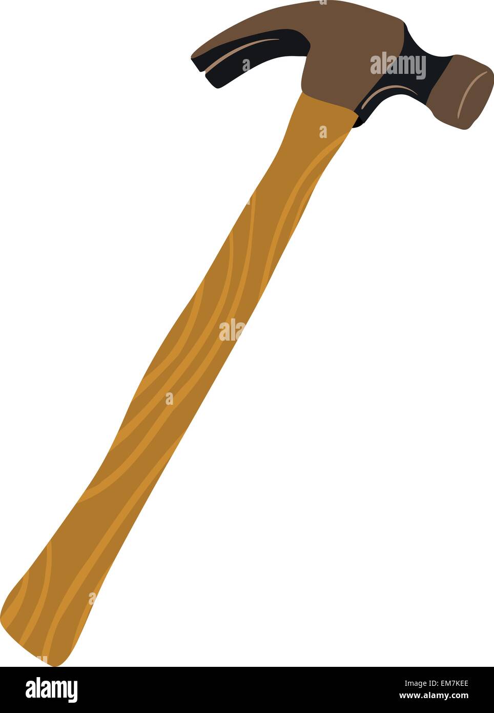 Cartoon wooden hammer Cut Out Stock Images & Pictures - Alamy