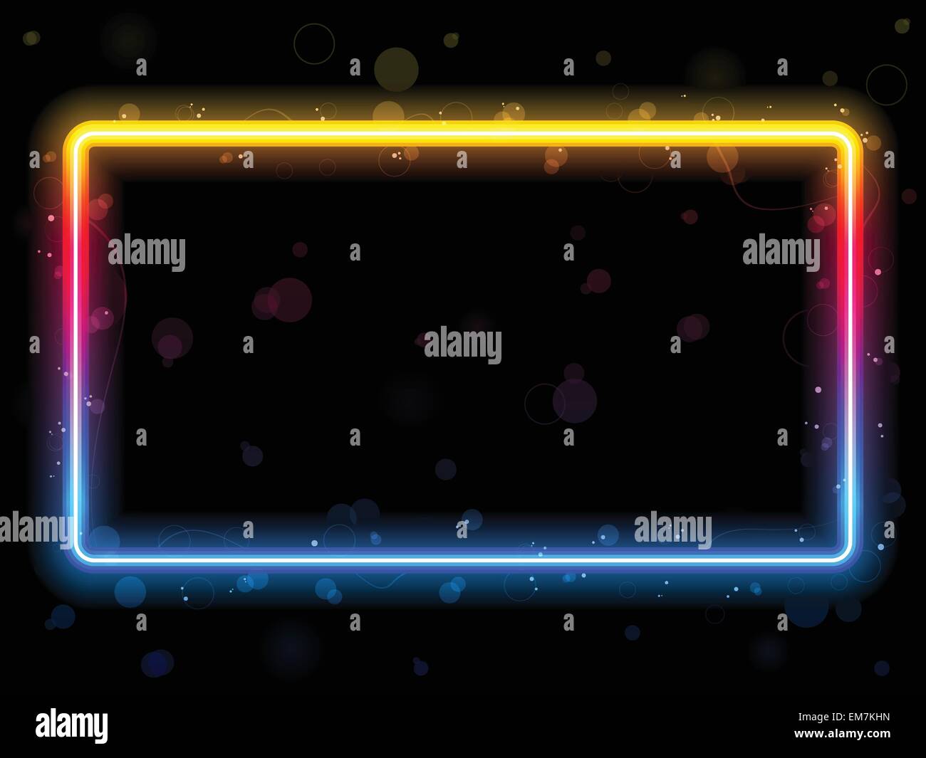 Illuminated rectangle Stock Vector Images - Alamy