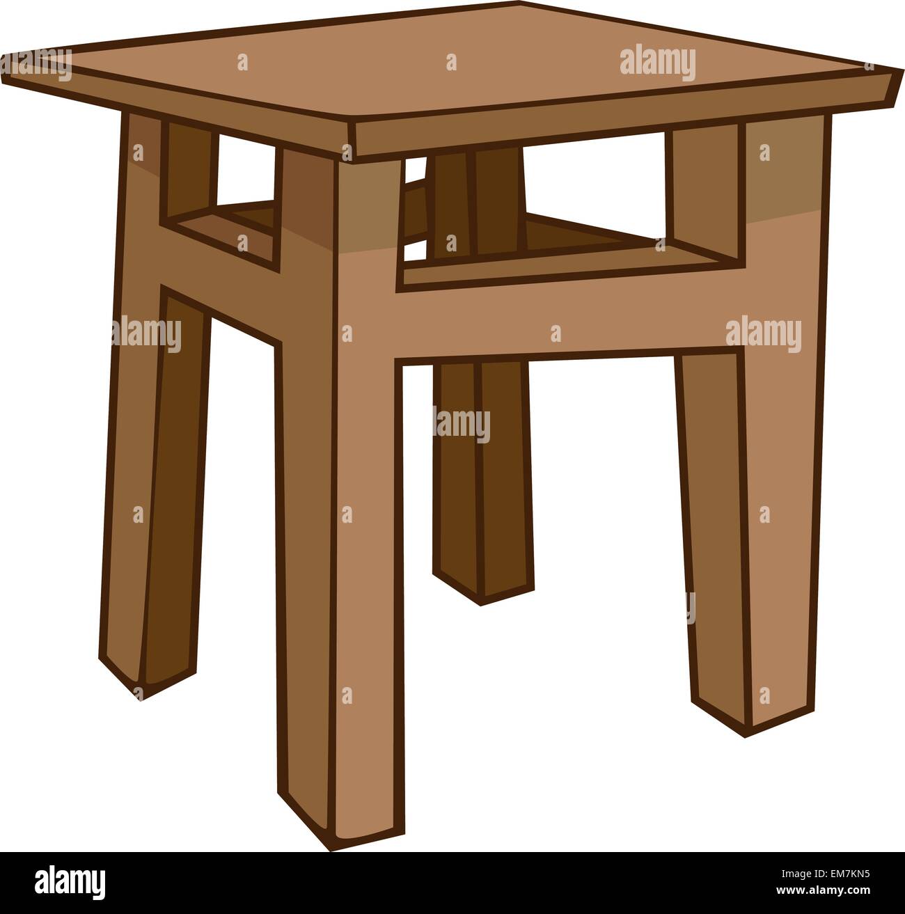 Cartoon Home Furniture Chair Stock Vector Image & Art - Alamy