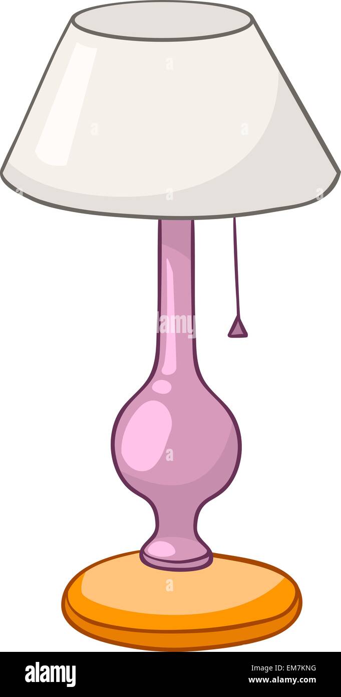 Cartoon Home Lamp Stock Vector Image & Art - Alamy