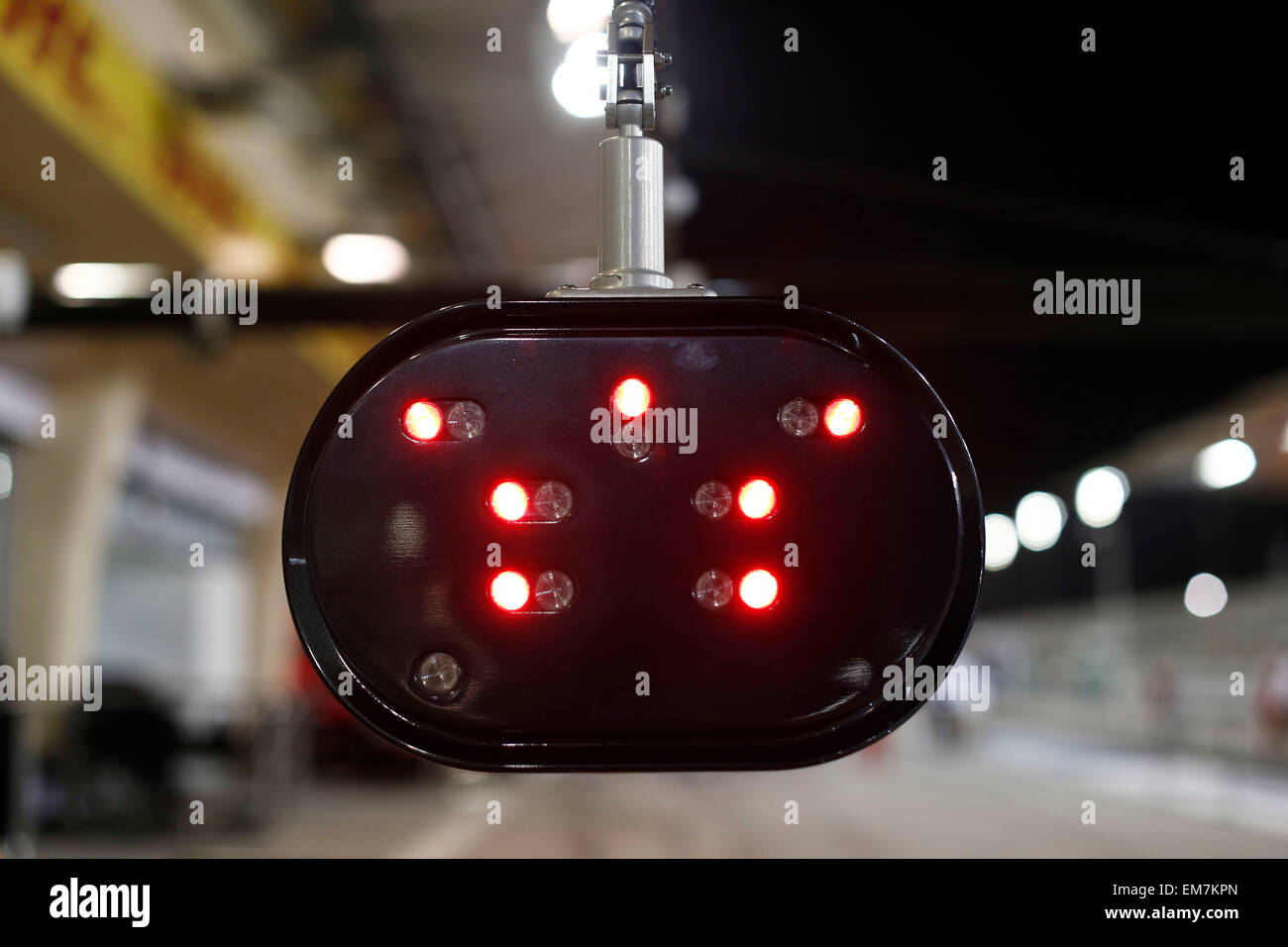 Sakhir, Bahrain. 16th Apr, 2015. Motorsports: FIA Formula One World ...