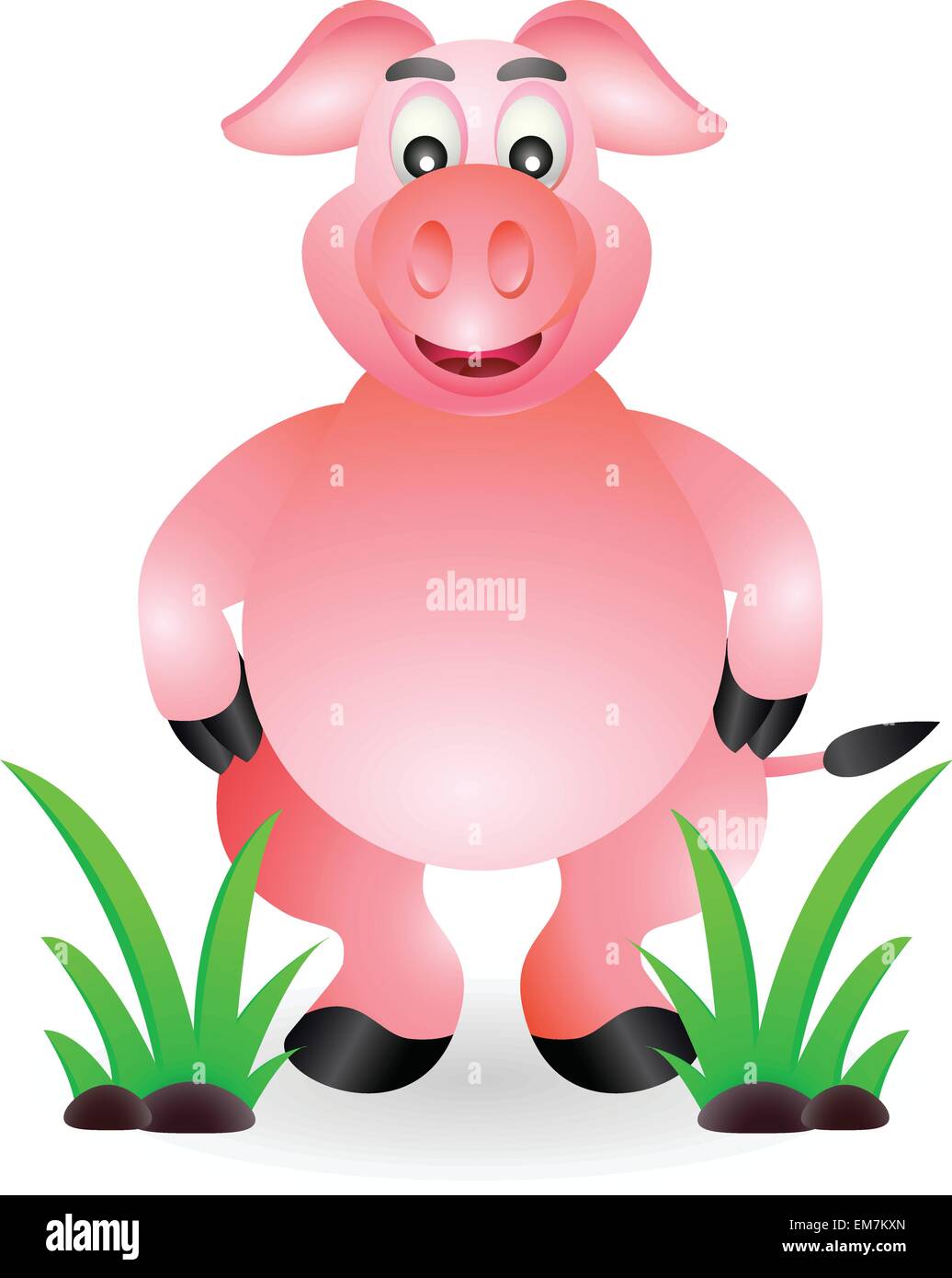 Pig cartoon hi-res stock photography and images - Alamy
