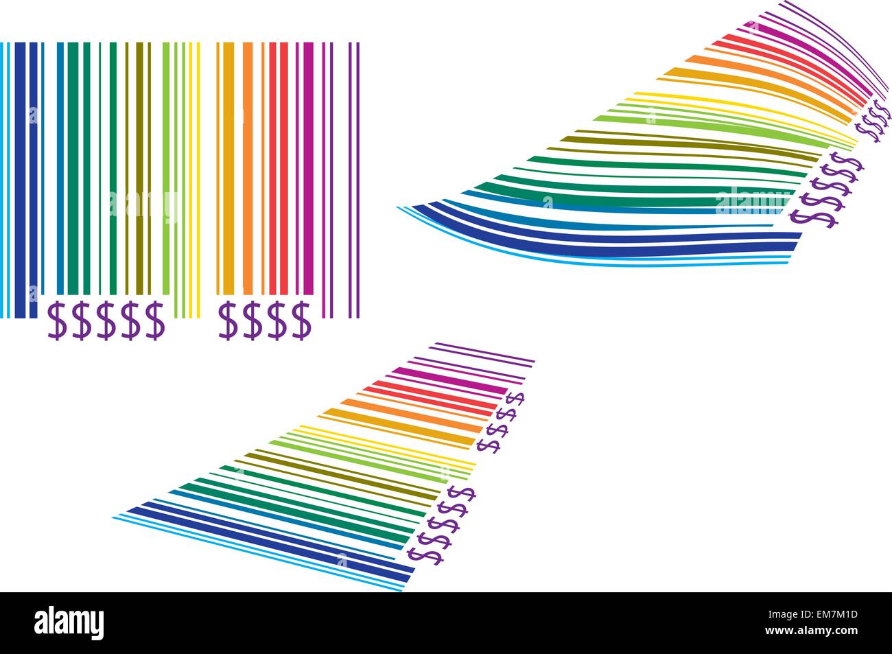 Rainbow carpet Stock Vector Images - Alamy