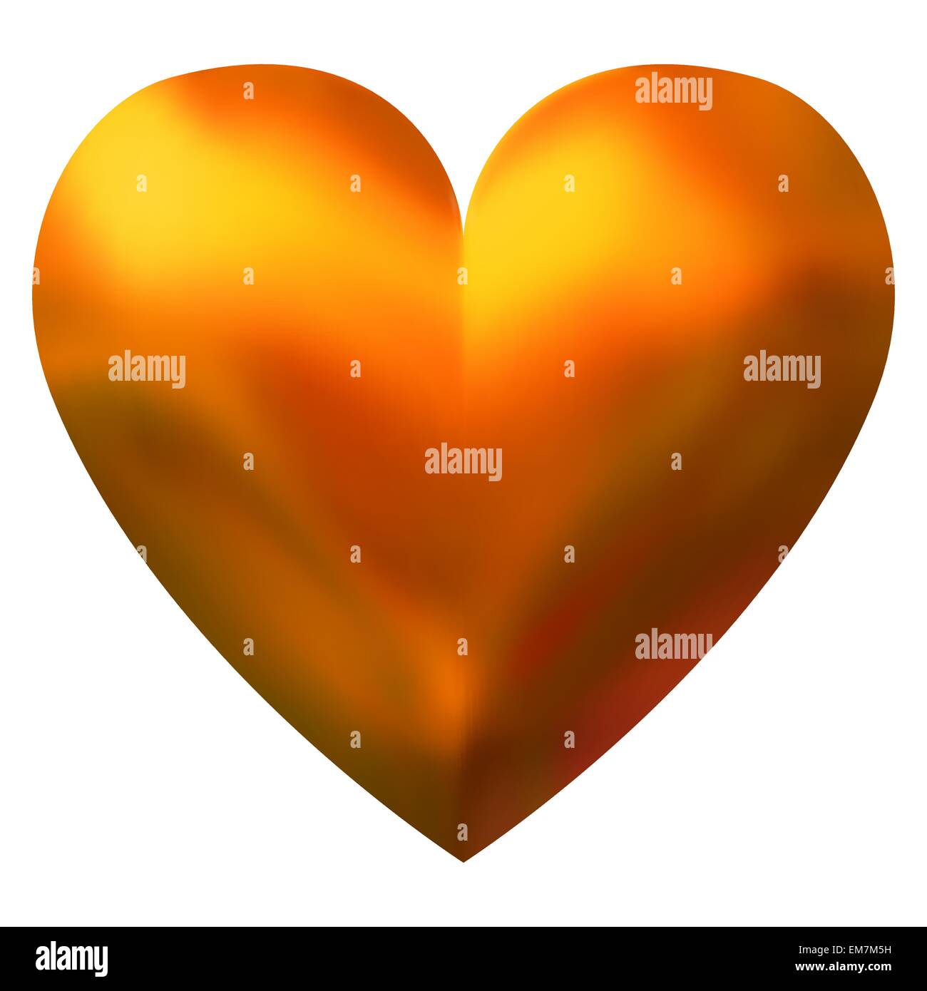 Gold Heart Shape Stock Vector Images - Alamy