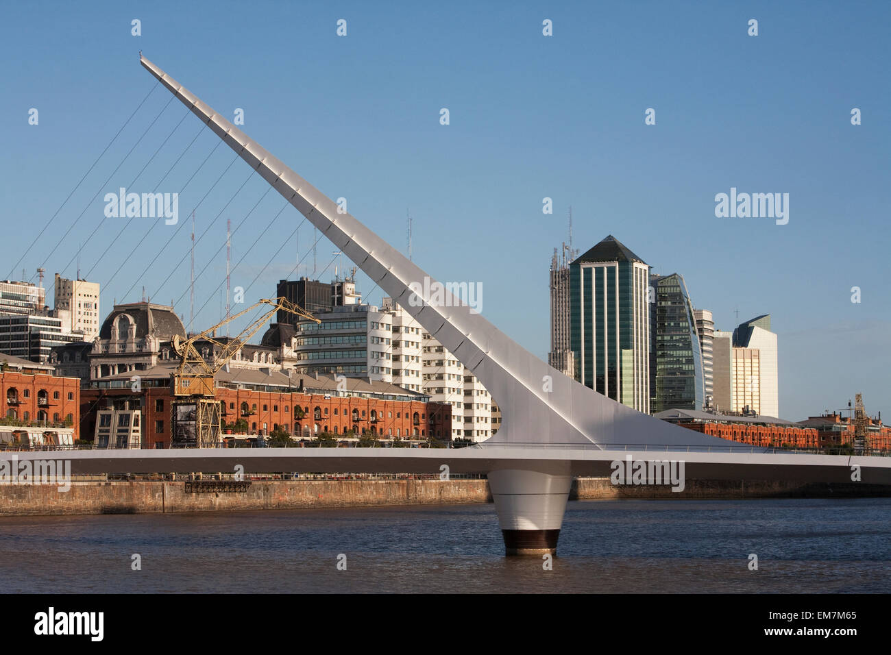 Santiago Calatrava's Puente de La Mujer (Women's Bridge) in Puerto ...