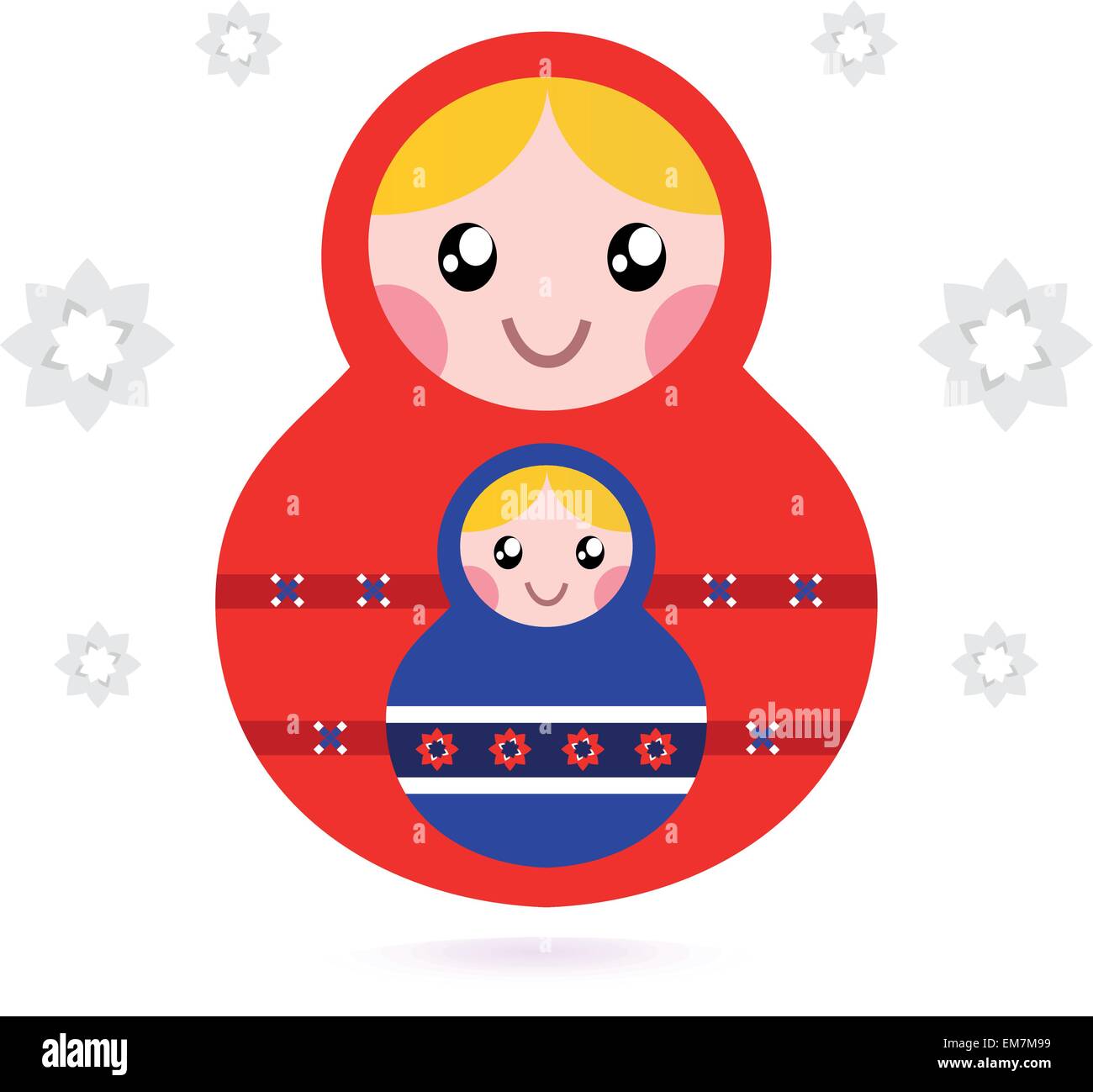 Matryoshka doll clipart hi-res stock photography and images - Alamy