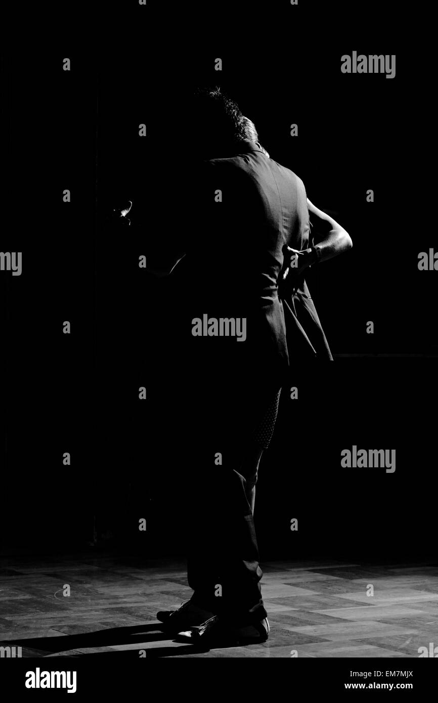 The story of a tango lovers shaped by shadows Stock Photo - Alamy