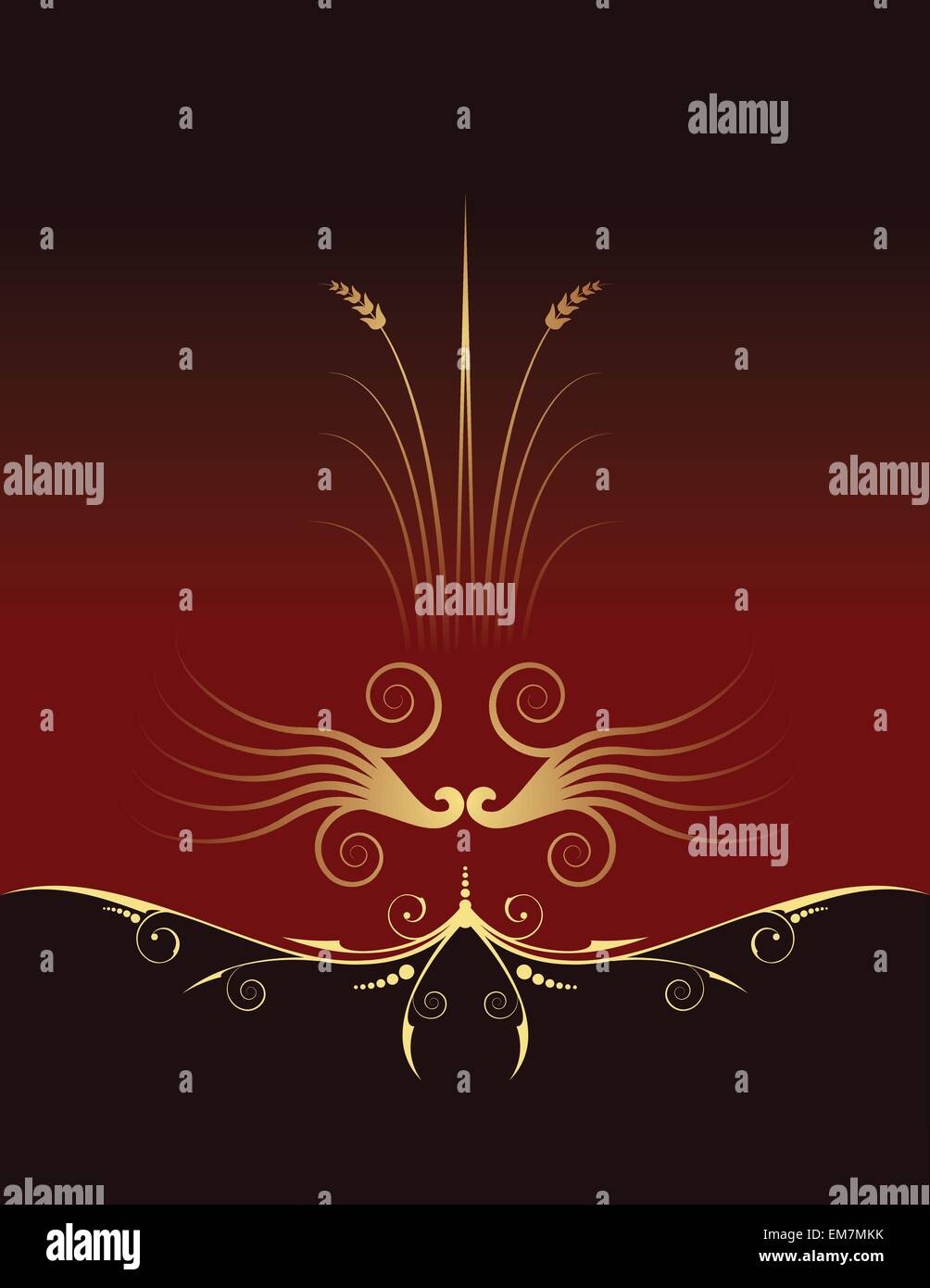Elegant floral background design Stock Vector Image & Art - Alamy