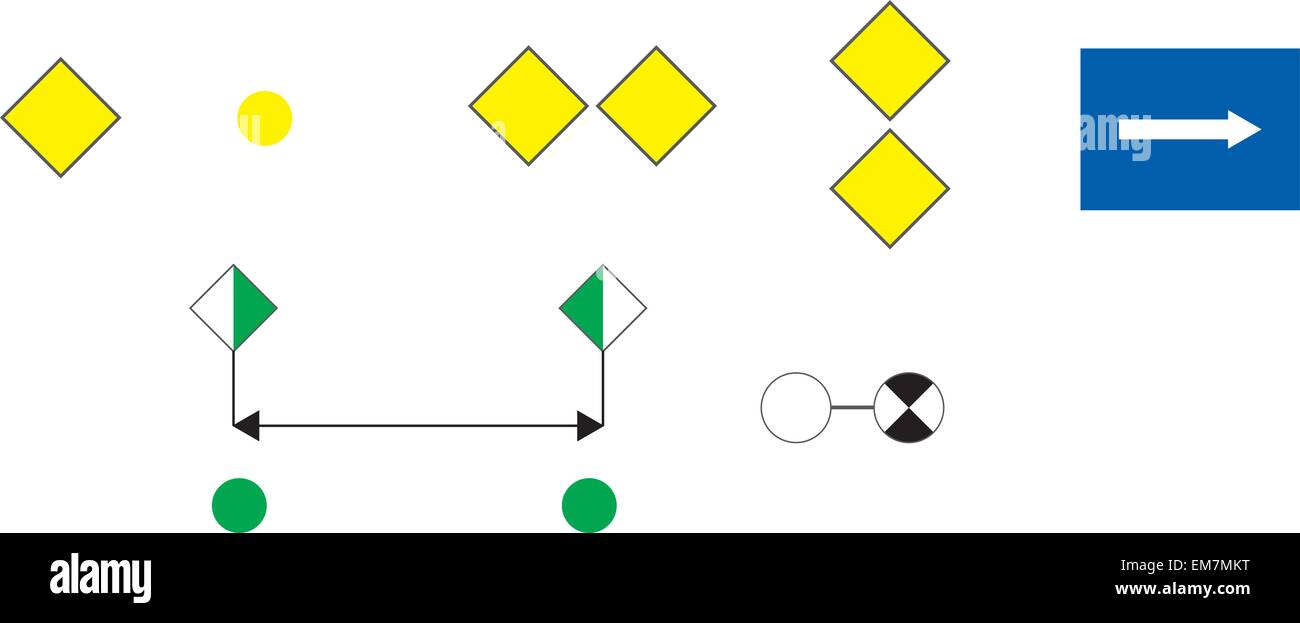 Waterway Signs, Commendatory Stock Vector Image & Art - Alamy